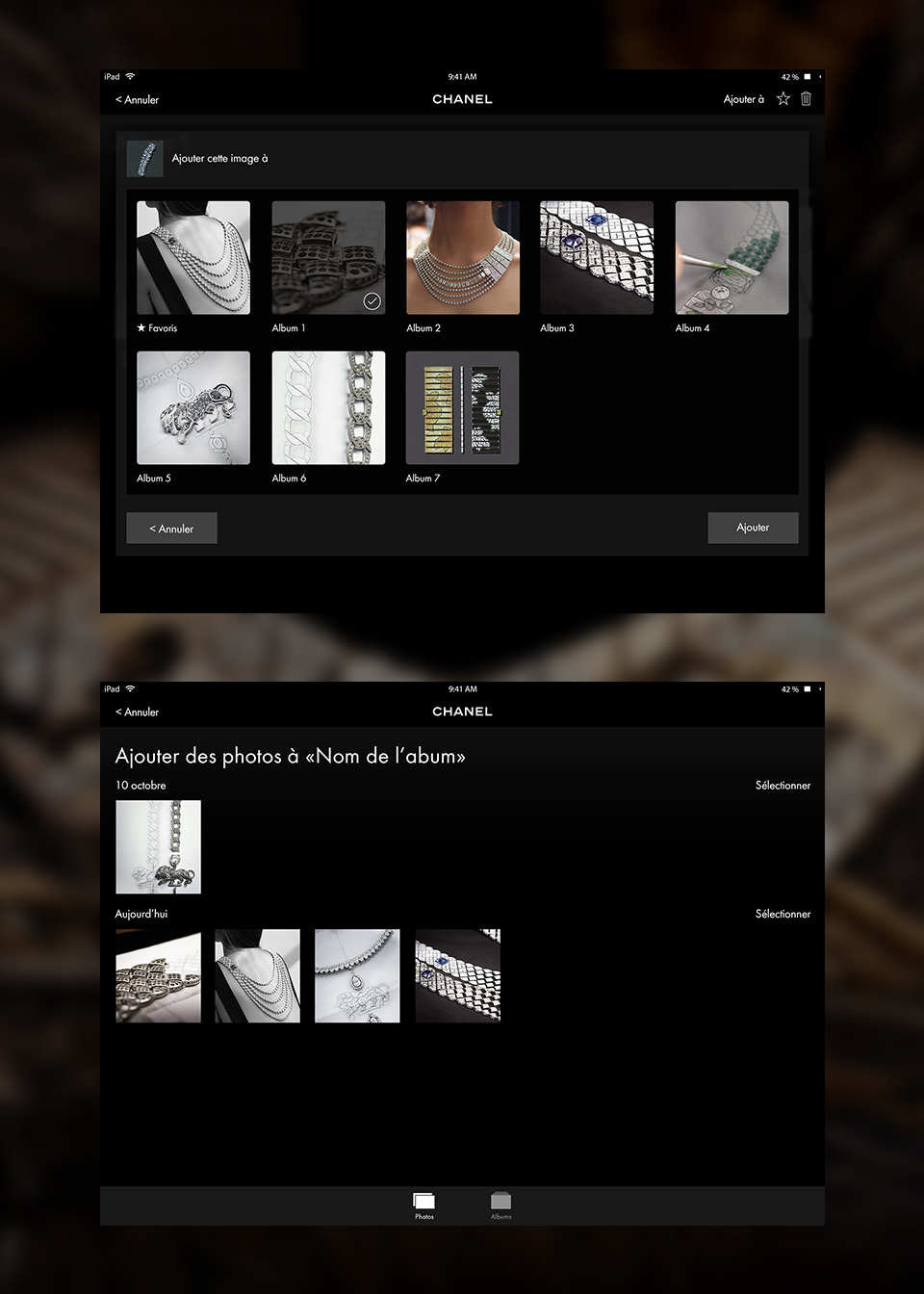 Chanel mobile app – Steph Joulia – Graphic Designer – Lyon, FRANCE
